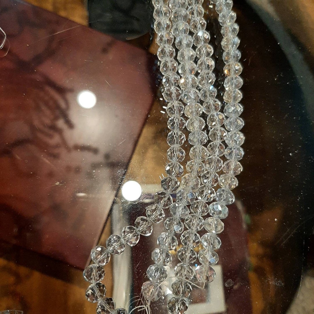 Clear Crystal Rounds Beads, 4mm, 6mm, 8mm - Etsy