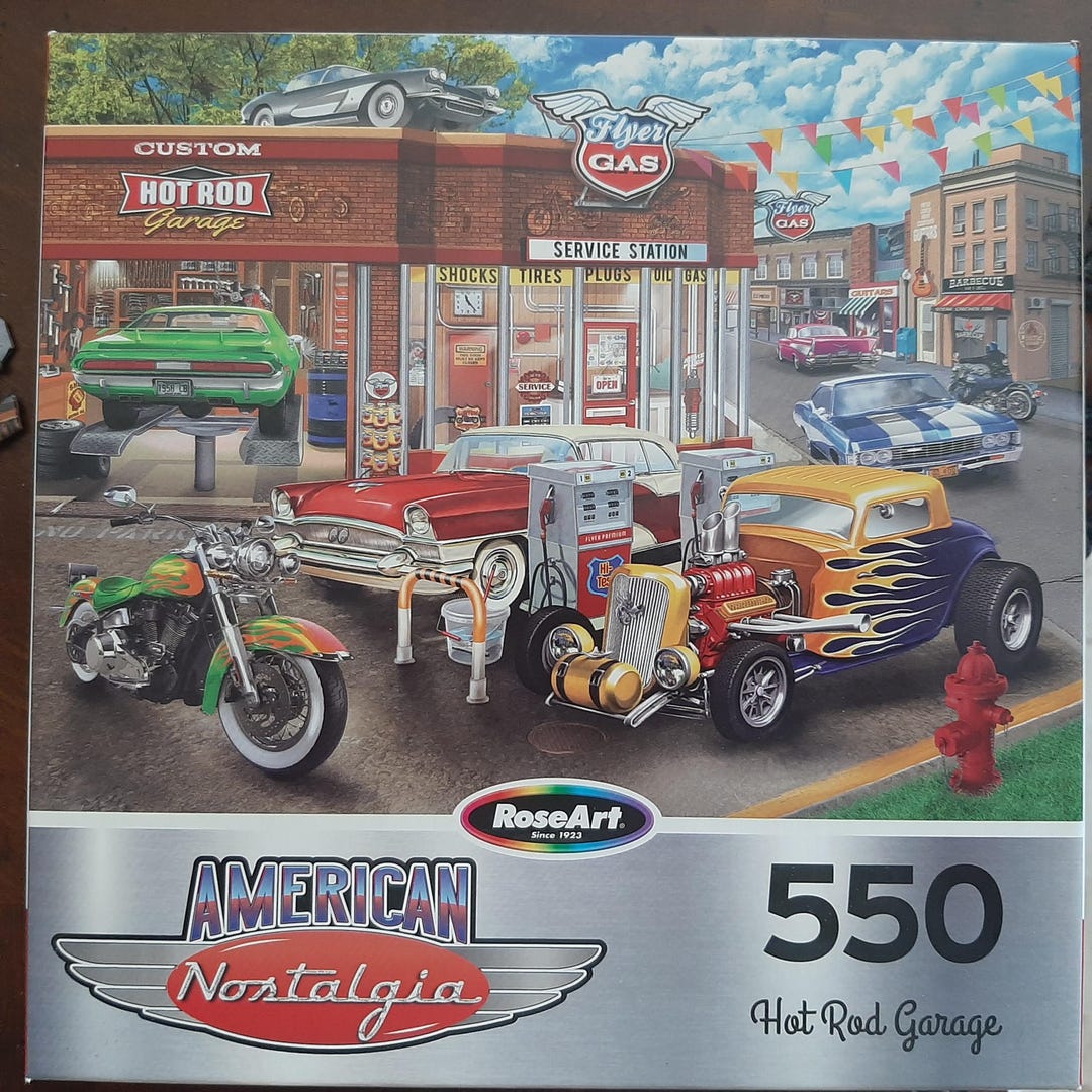 Hot Rod Puzzle, 550 Piece Jigsaw Puzzle - Etsy