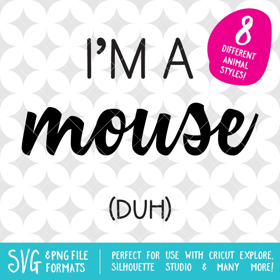Mean Girls Inspired i'm A Mouse Duh 8 - Etsy