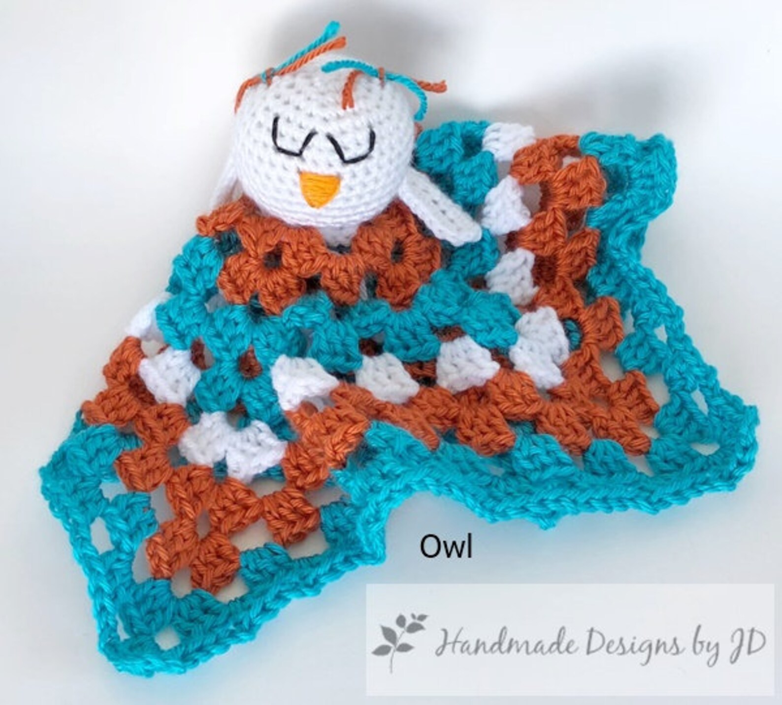 Handmade Crochet Miami Dolphins Inspired Lovie Blanket Baby - Etsy UK