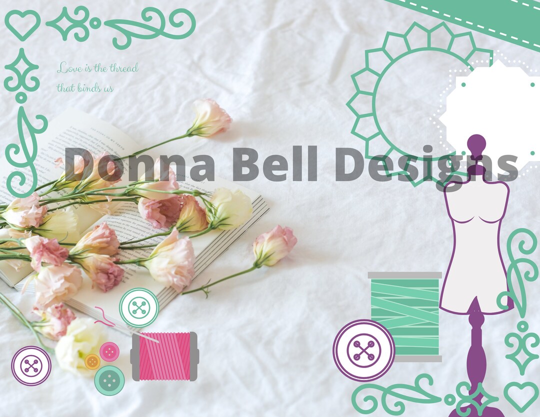 Digital Sewing Journal Pages 9 Prints on 11 X 8.5 - Etsy
