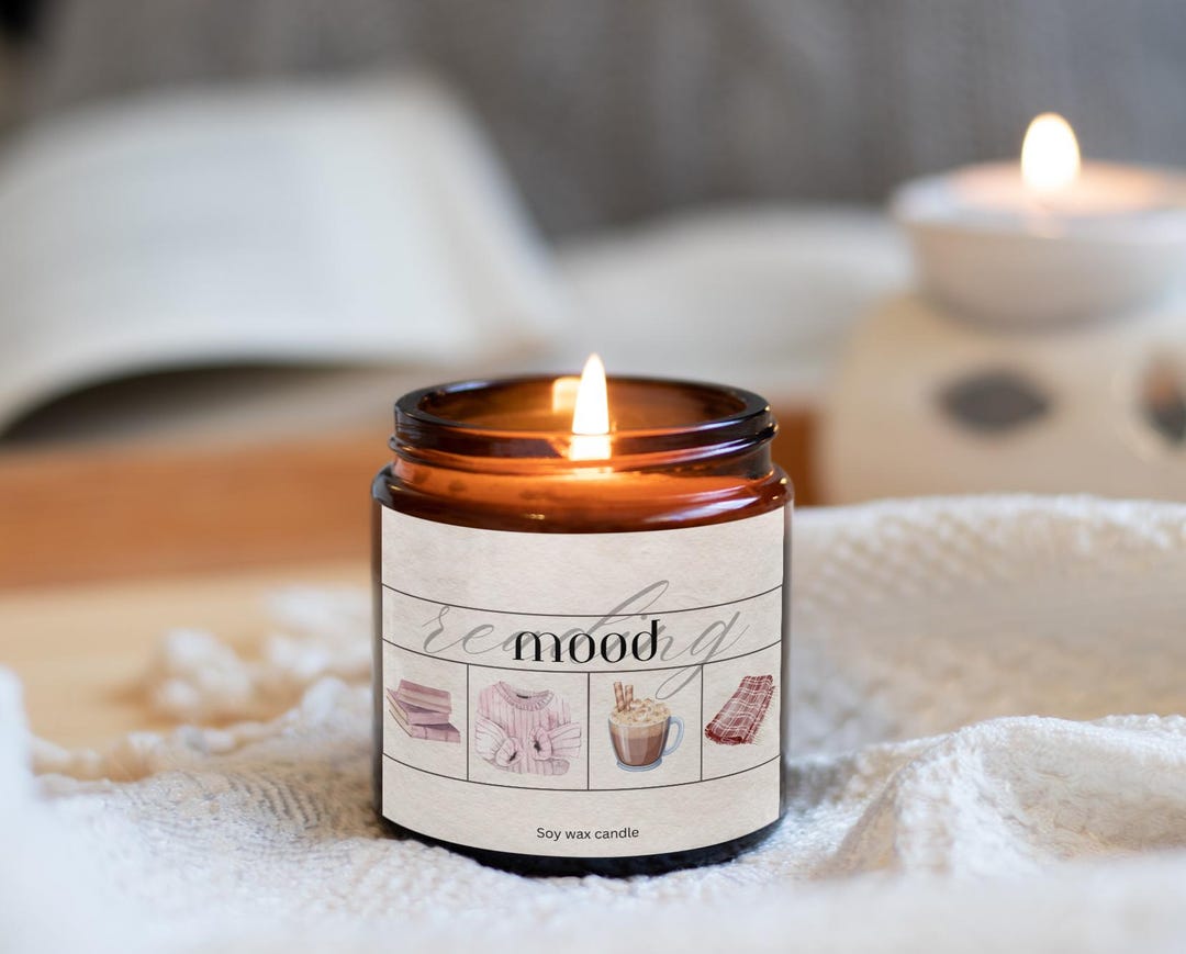 READING MOOD | Bookish Candle for Readers - Etsy