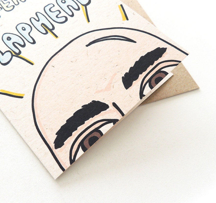 Happy Birthday Slaphead Funny Greetings Card for Bald Men - Etsy