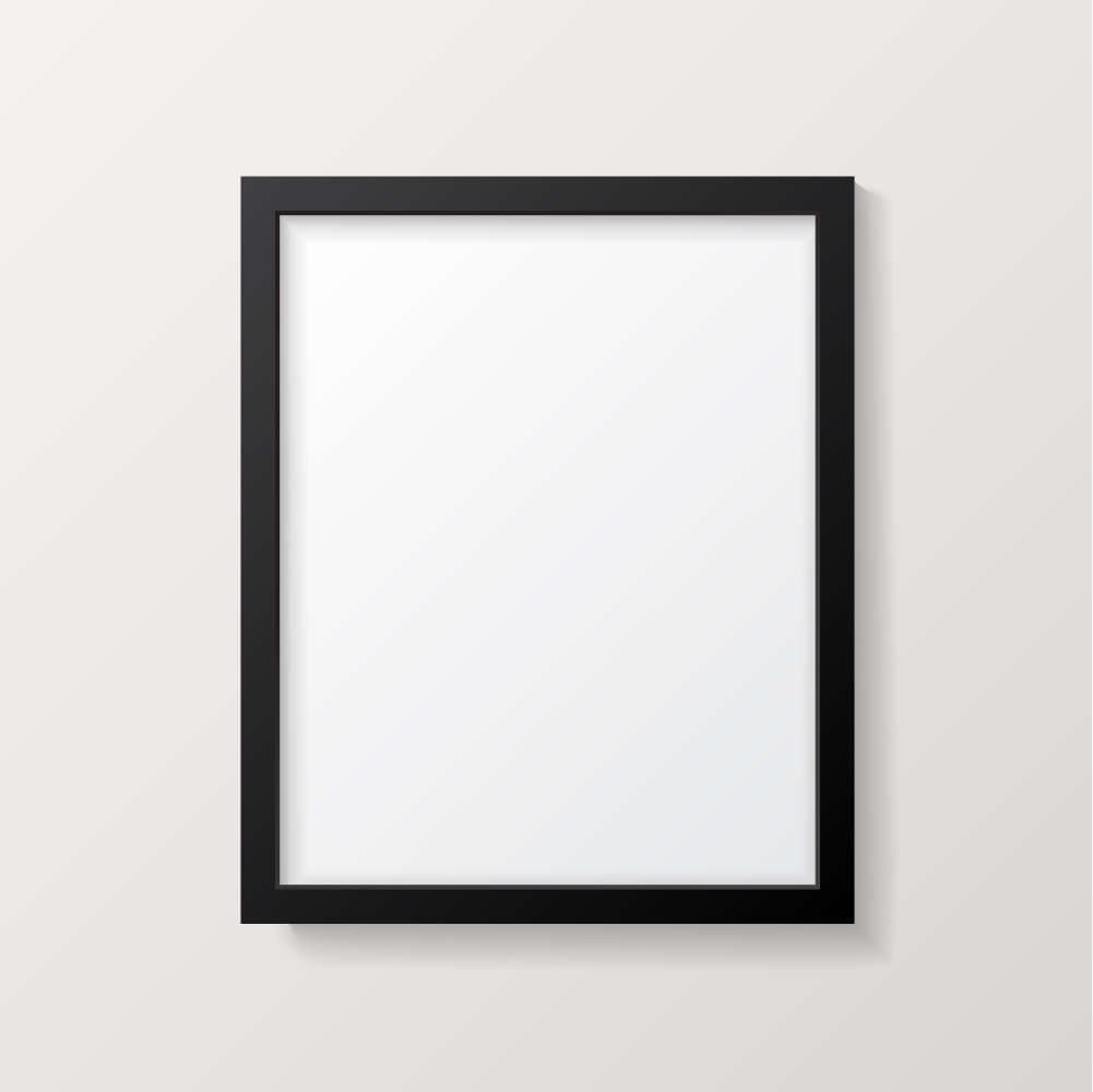 Mat Black Frame Background