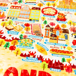 Poland Map Puzzle - Map of Poland - Poland Map - Puzzle Gift ...