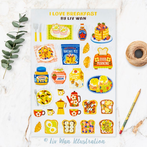 Kawaii Breakfast - Etsy