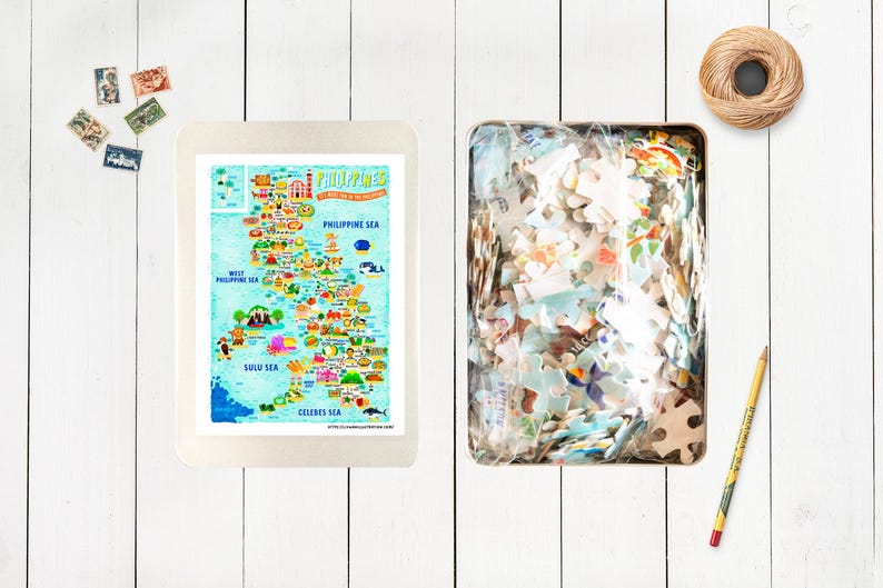 Philippines Map Puzzle - Map of Philippines - Philippines Map - Puzzle ...