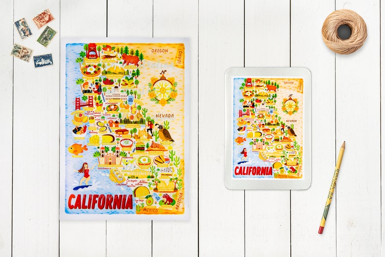 California Map Puzzle - Map of California - California Map - Puzzle ...