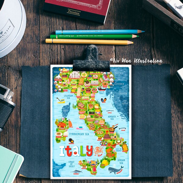 Italy Postcards - Etsy
