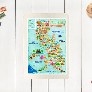 Philippines Map Puzzle Map of Philippines Philippines Map Puzzle Gift ...