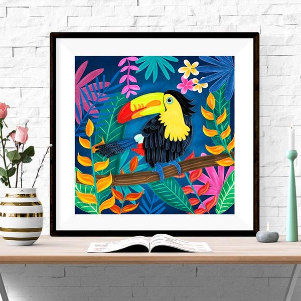 Toucan Poster - Etsy