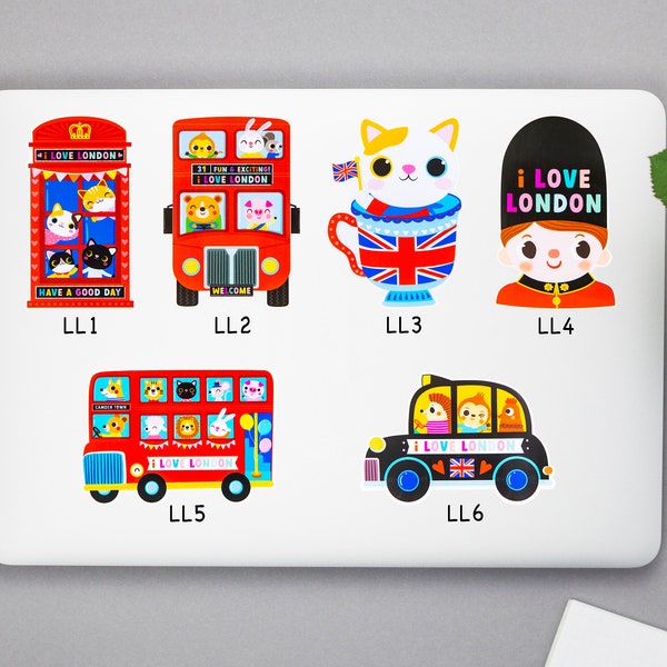 London Stickers - Etsy