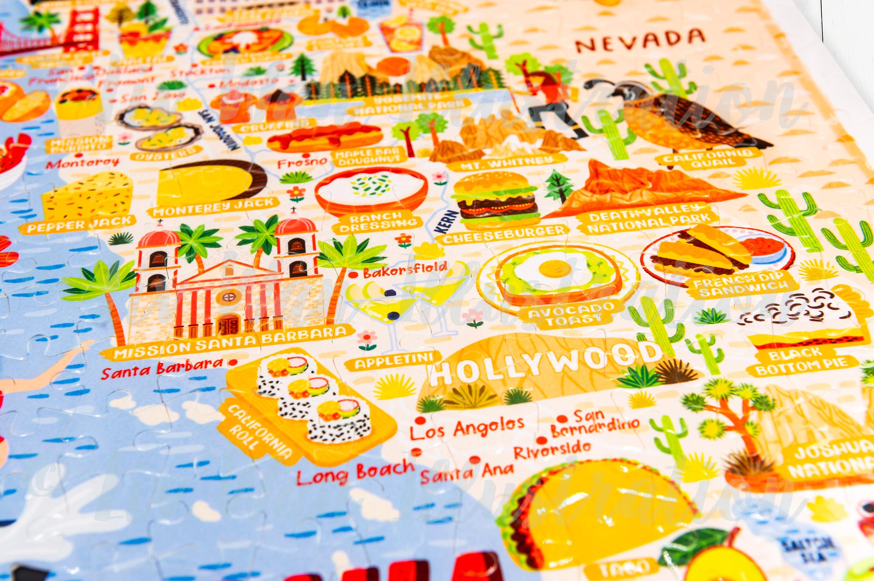 California Map Puzzle - Map of California - California Map - Puzzle ...