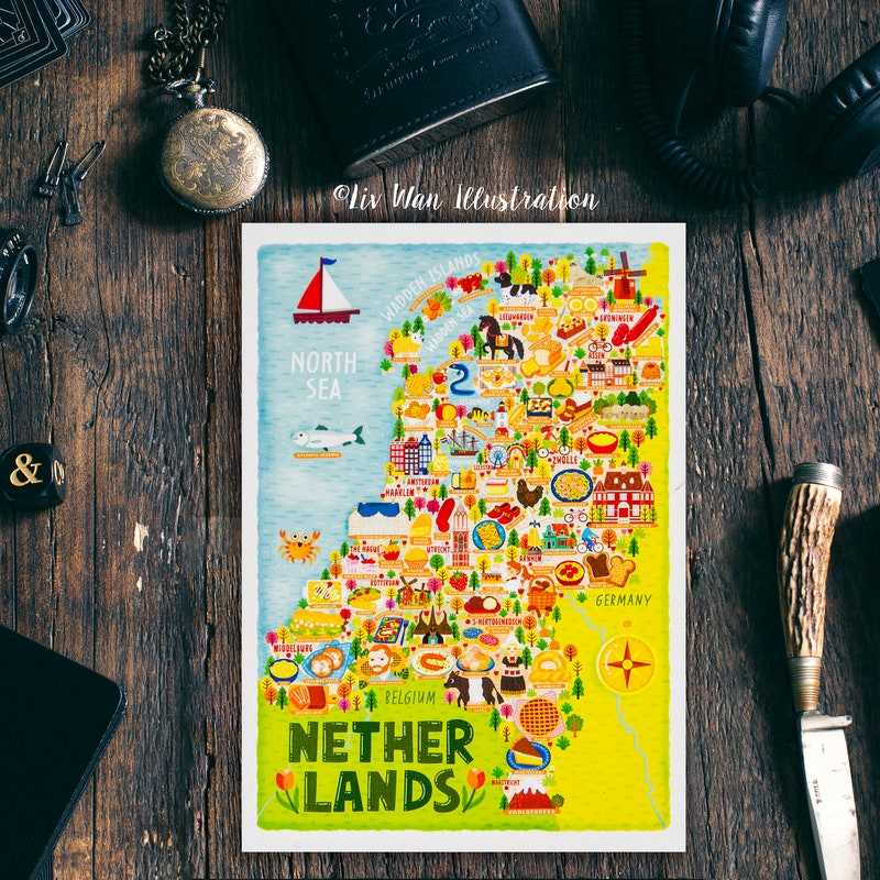 Dutch Postcard - Etsy