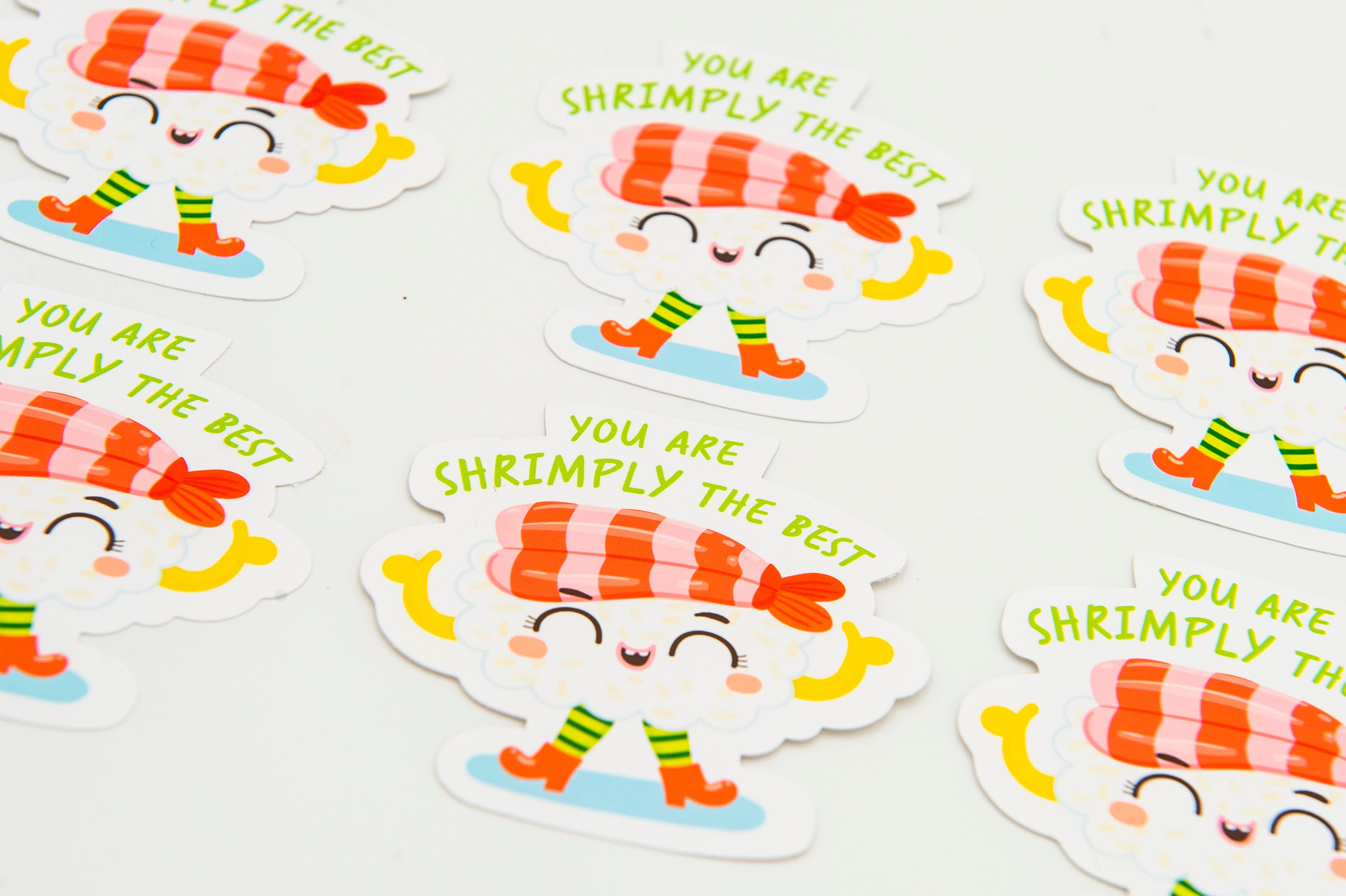 Shrimp Sticker Vinyl Sticker Laptop Decal Cute Sticker - Etsy UK