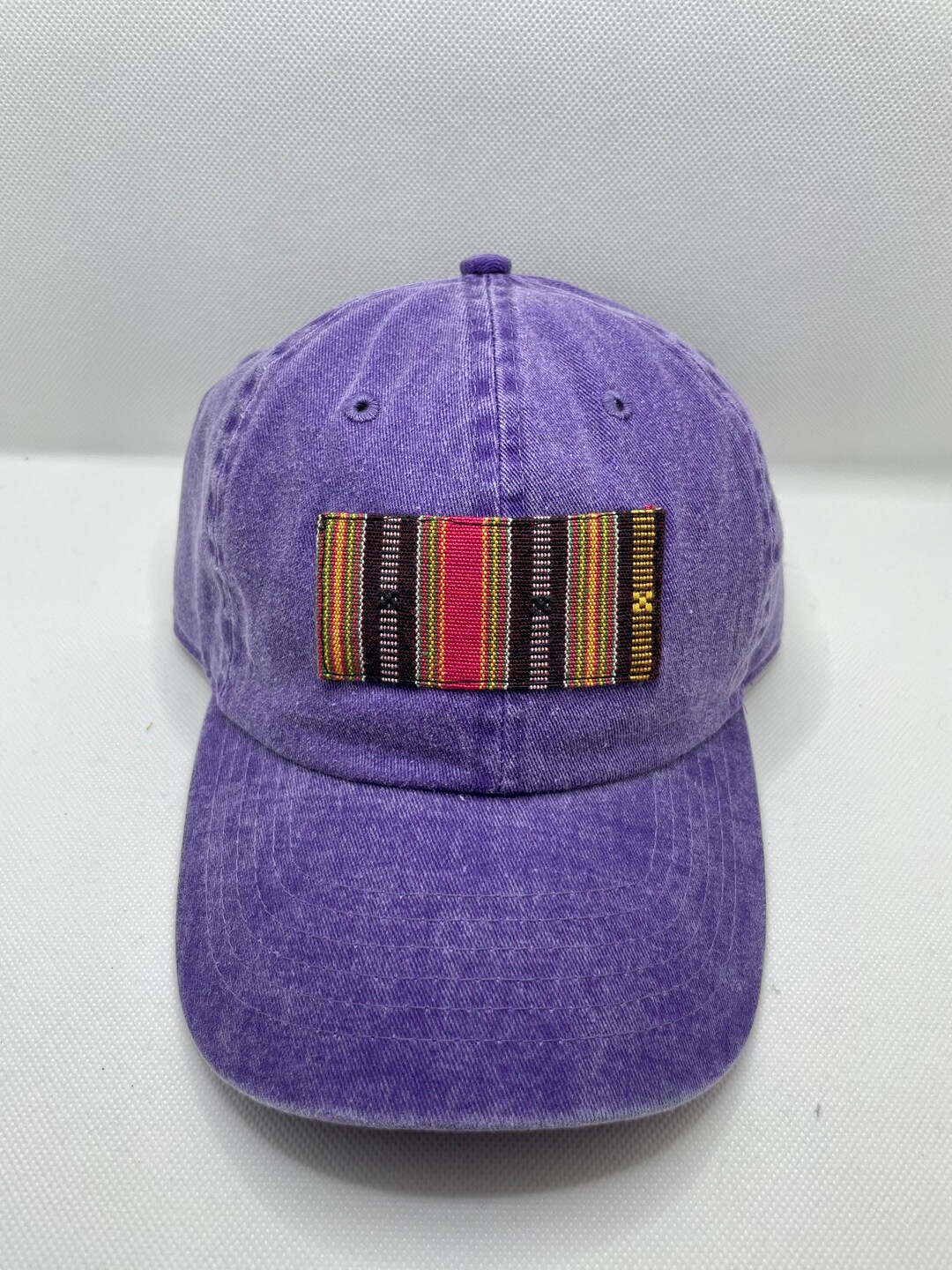 NATIBO BASEBALL CAP, Purple Vintage-style Cap, Gender Free, Handwoven ...