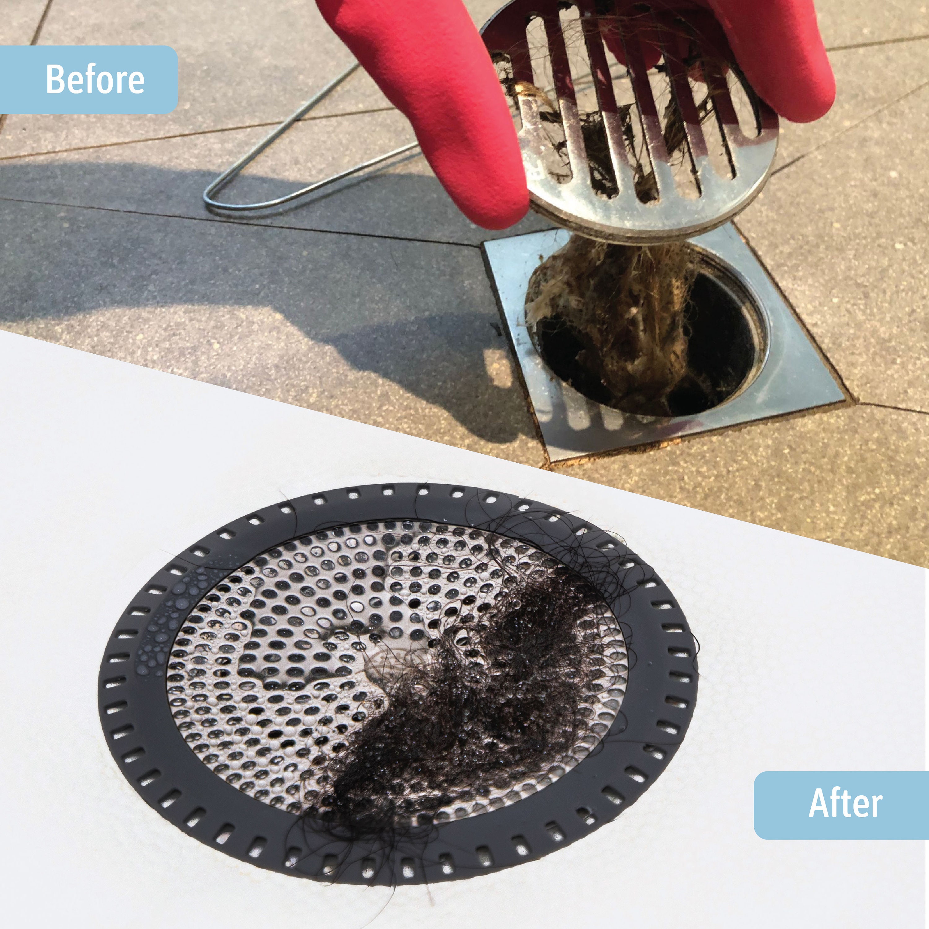 Ultra Showerring, the Ultimate Shower Stall Drain Protector/hair ...