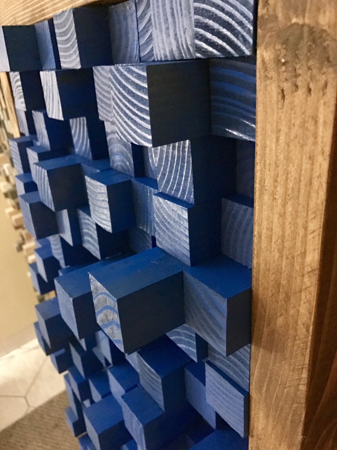 Reclaimed Wood Sound Diffuser Acoustic Panel Soundproofing | Etsy