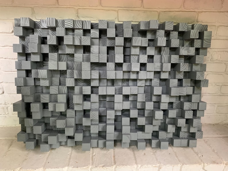 Acoustic Panel Sound Diffuser Soundproof Wall Art for Recording ...