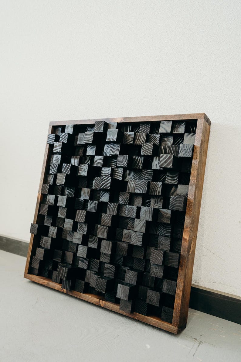 Acoustic Sound Diffuser Panel Wall Art for Recording Studio & Podcast ...
