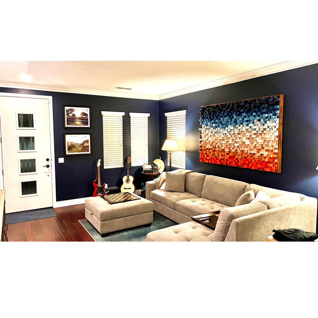 Acoustic Sound Diffuser Panel Wall Art for Recording Studio & Podcast ...