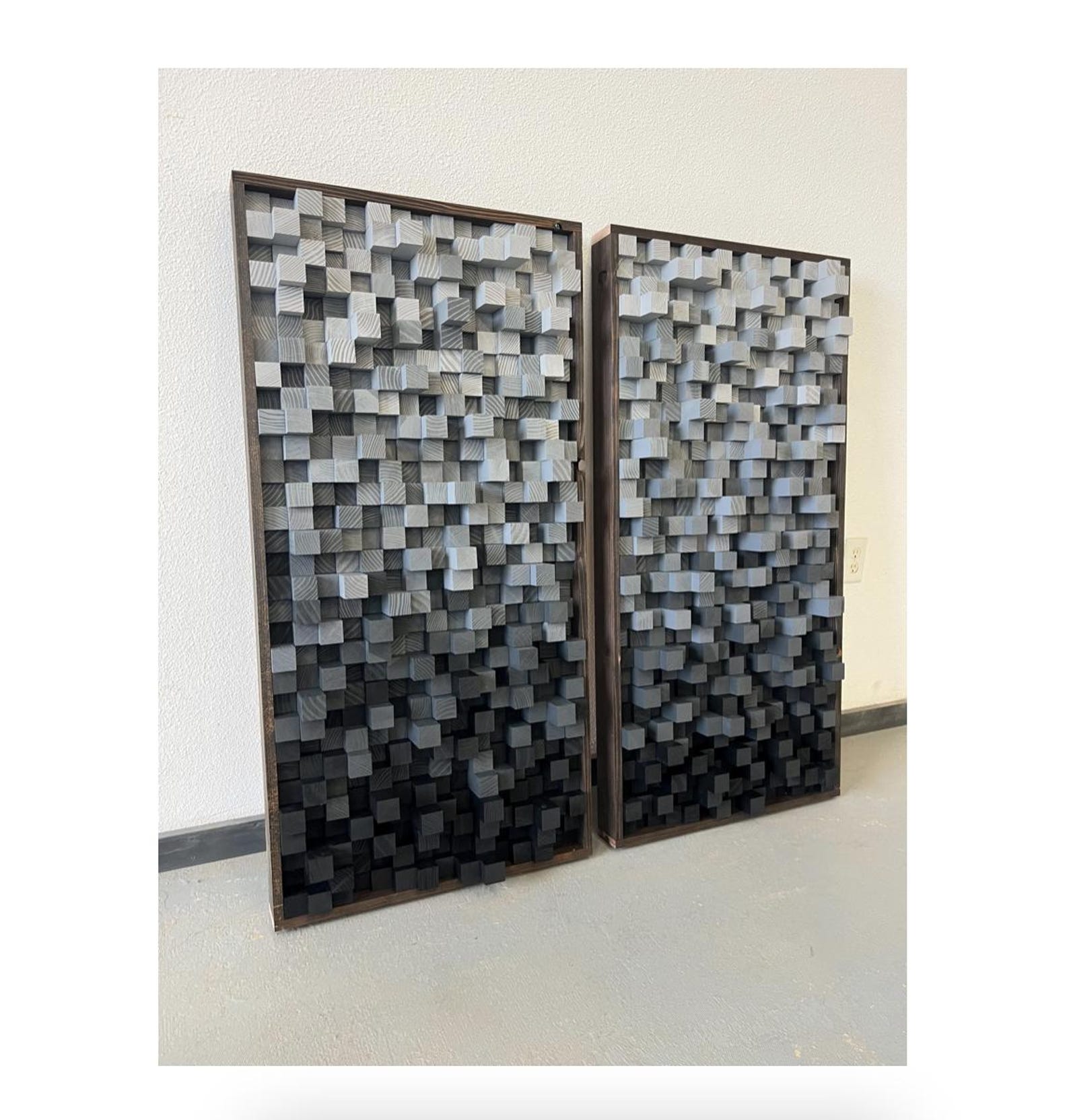 Acoustic Sound Diffuser Panel Wall Art for Recording Studio & Podcast ...