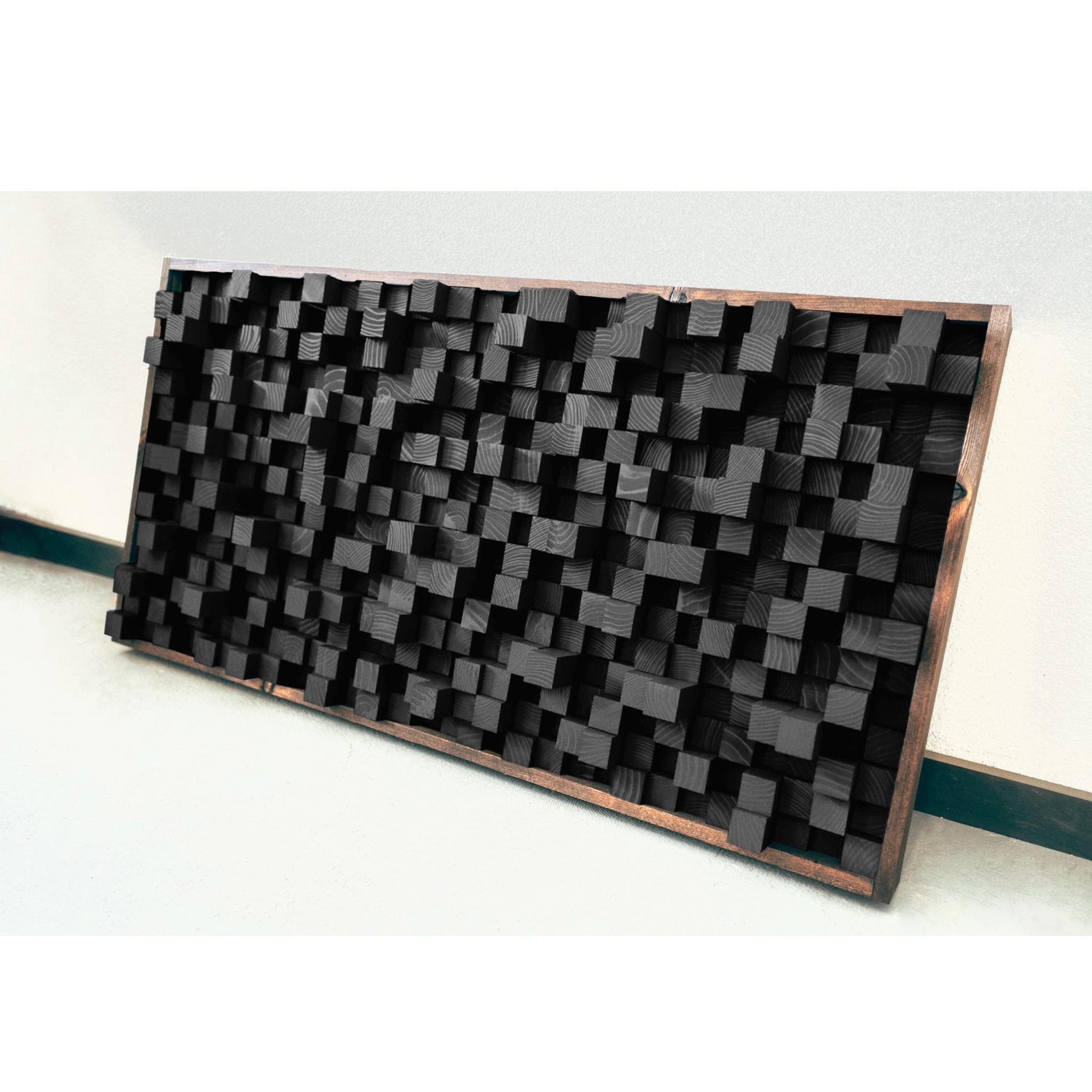 Acoustic Sound Diffuser Panel Wall Art for Recording Studio & Podcast ...