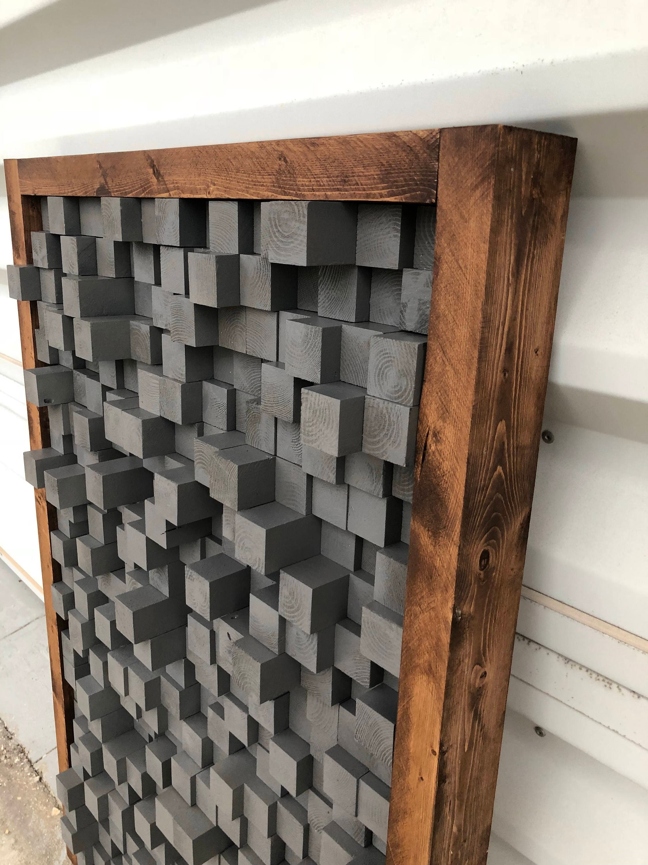 Reclaimed Wood Sound Diffuser Acoustic Panel Soundproofing - Etsy