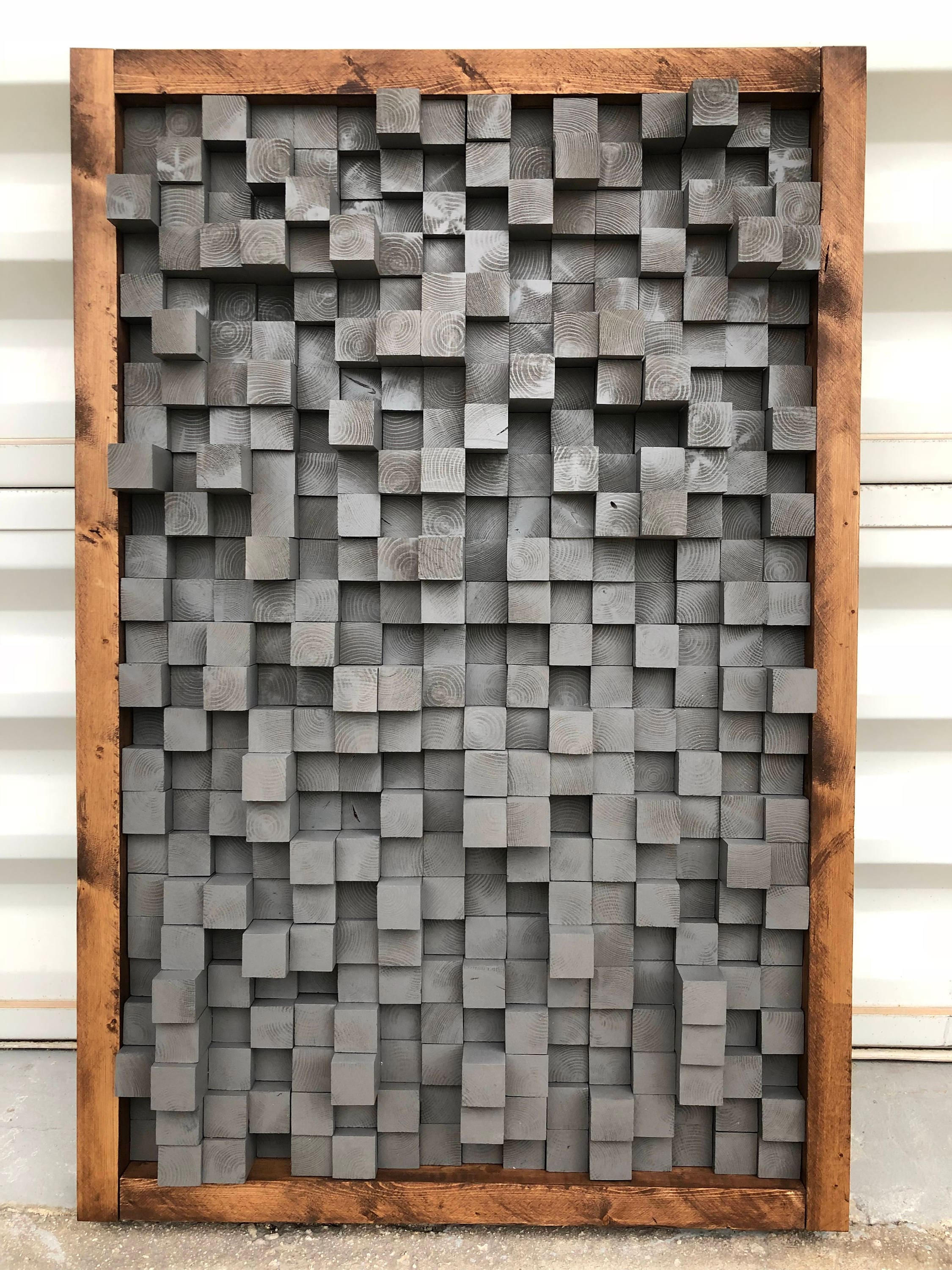 Reclaimed Wood Sound Diffuser Acoustic Panel Soundproofing - Etsy