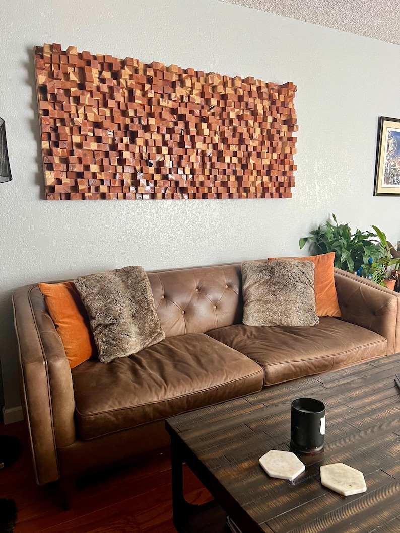 Acoustic Sound Diffuser Panel Wall Art for Recording Studio & Podcast ...