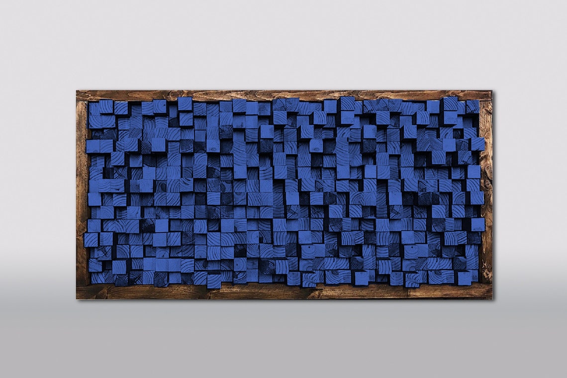 Reclaimed Wood Sound Diffuser Acoustic Panel Soundproofing | Etsy