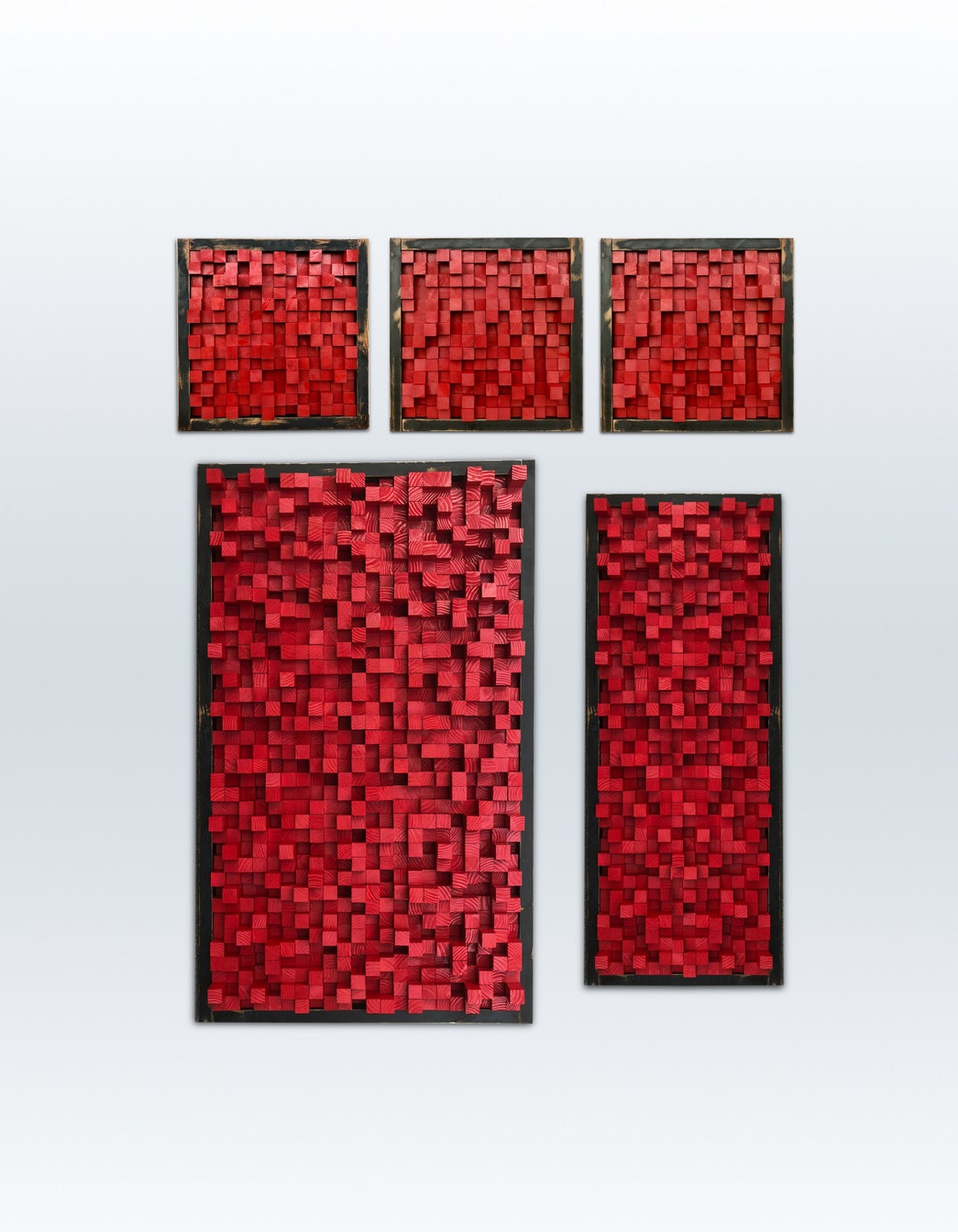 Large Acoustic Studio Diffuser Bundle 5 (save 250!!) Reclaimed ...