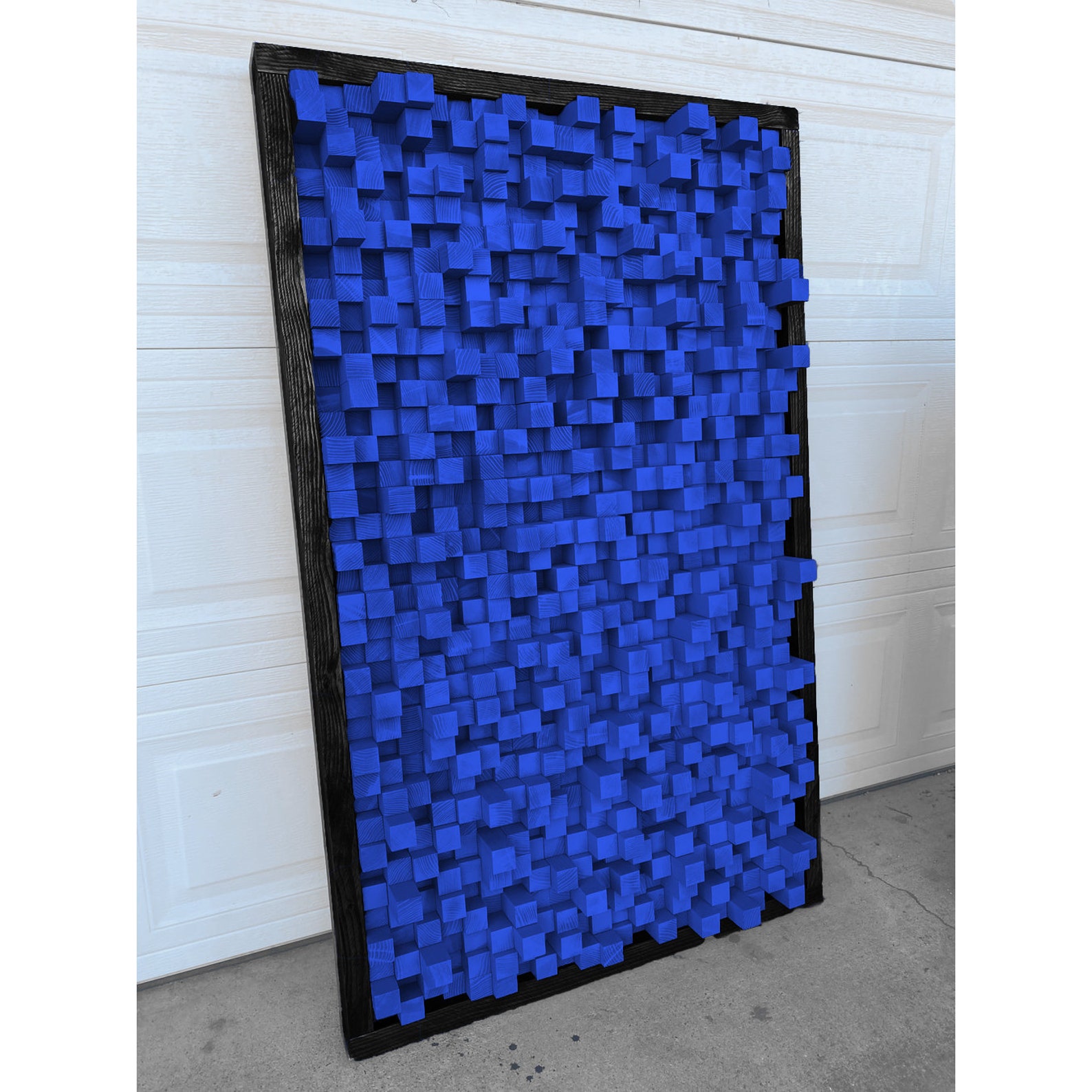 Reclaimed Wood Sound Diffuser Acoustic Panel Red Wall Hanging | Etsy