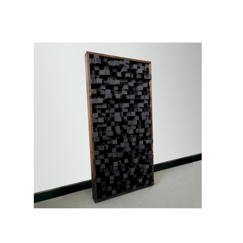 Acoustic Sound Diffuser Panel Wall Art for Recording Studio & Podcast ...