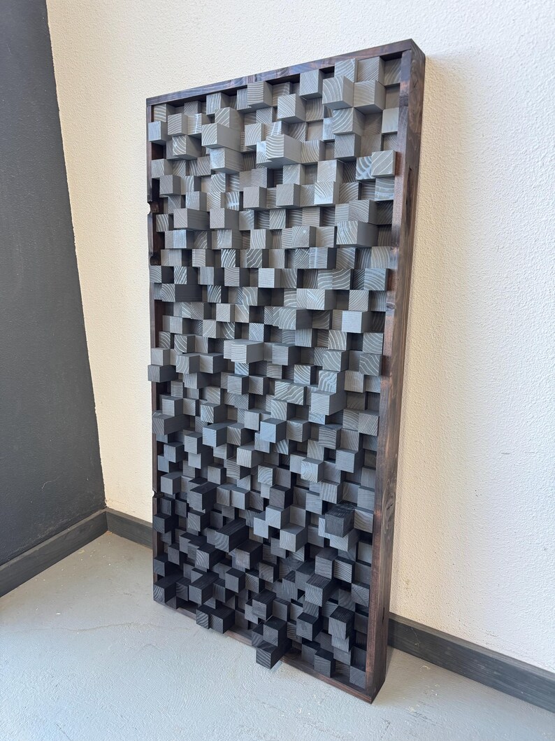 Acoustic Sound Diffuser Panel Wall Art for Recording Studio & Podcast ...