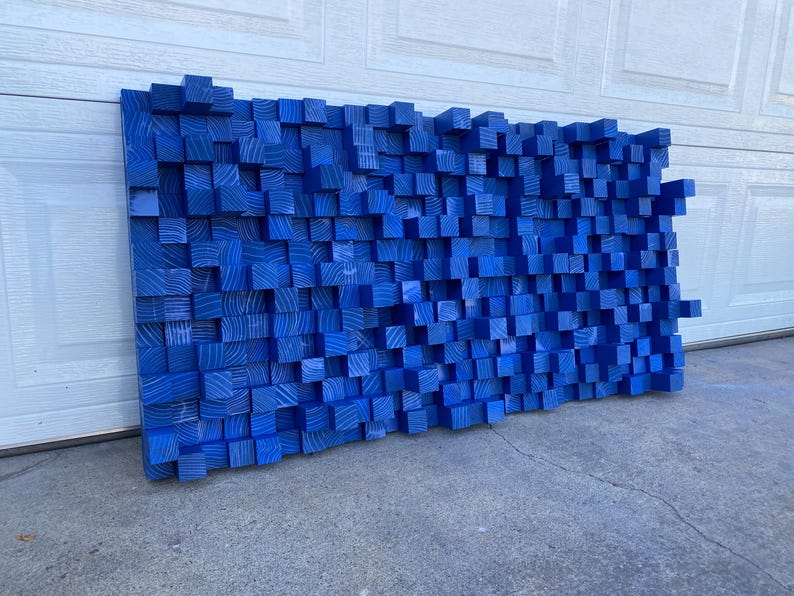Acoustic Sound Diffuser Panel Wall Art for Recording Studio & Podcast ...