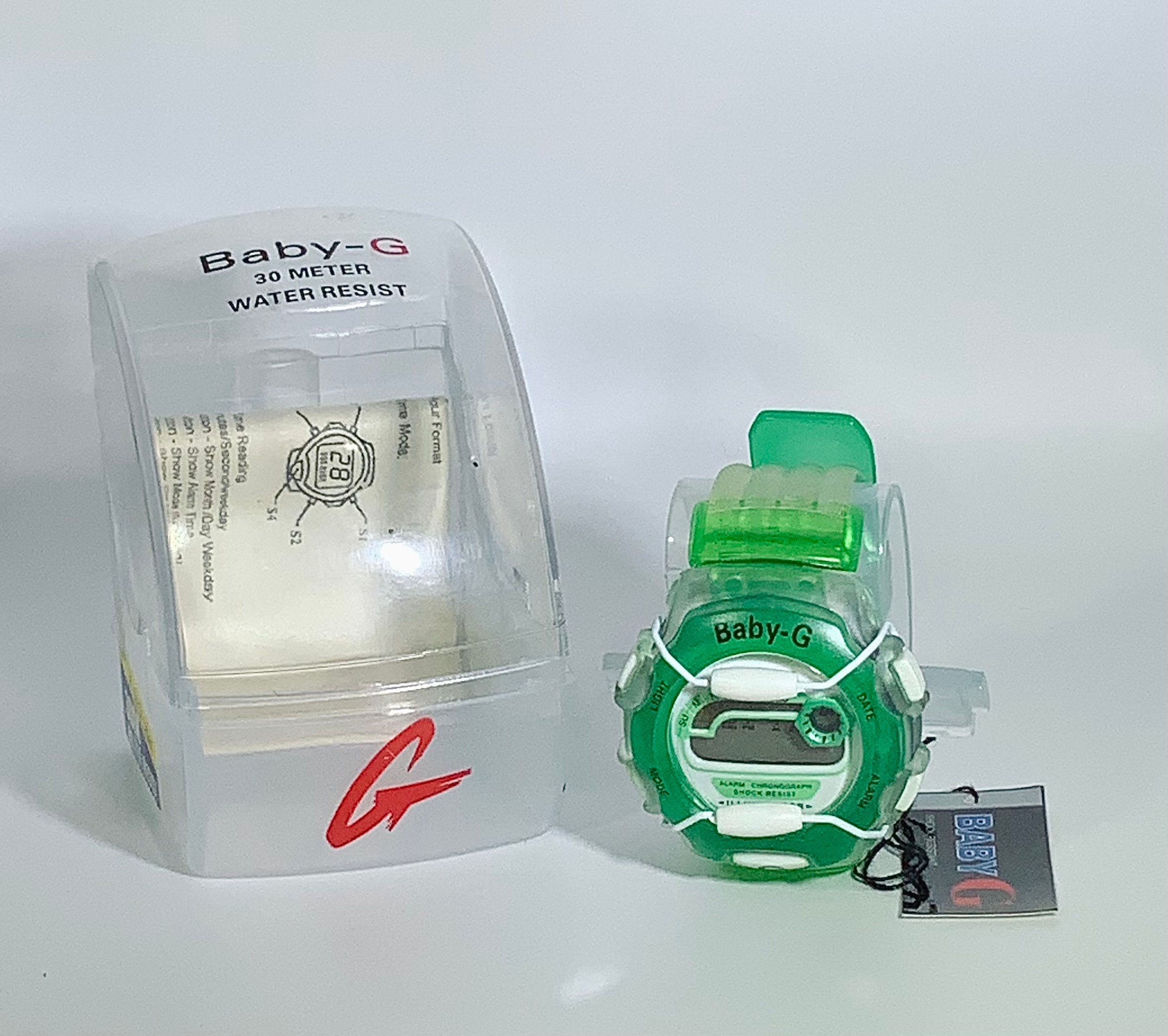 Baby-g Lime Green Watch, Vintage From the 1990s, New in Case, Never ...