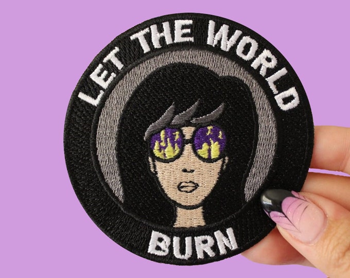 Let the World Burn Patch - Etsy