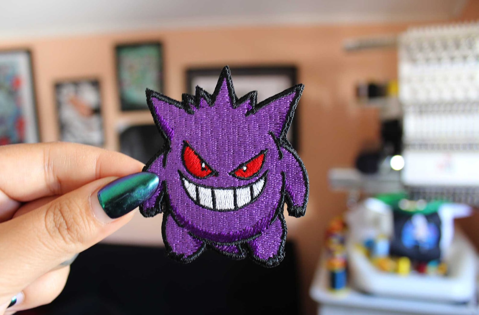 Haunter, Gengar & Gastly Embroidered Patch - Etsy
