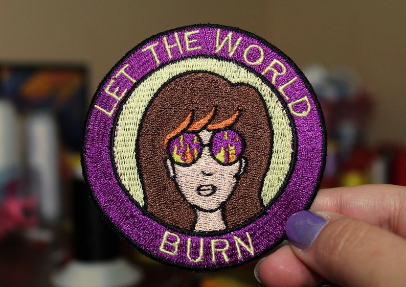Let the World Burn Patch - Etsy