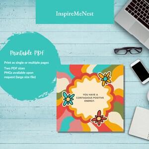 General Compliment Cards, Printable Positivity Cards, Encouragement ...