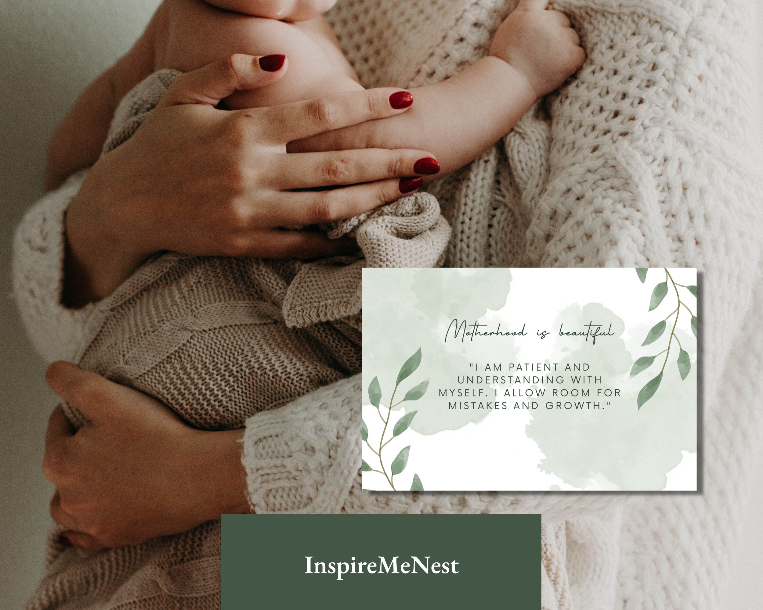 Motherhood Printable Affirmation Cards, Self-esteem, Confidence, Self ...