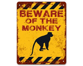 Monkey Sign | Etsy