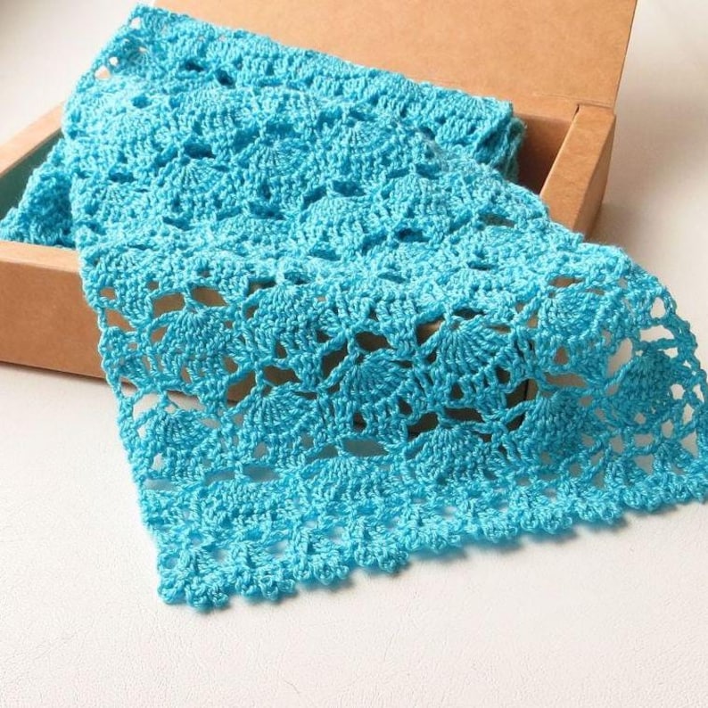 Easy Crochet Scarf Pattern for Beginners: Summer Lace (PDF Pattern ...