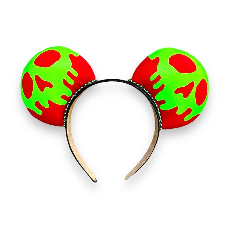 Glow in the Dark Poison Apple Ears, Villain Ears, Halloween Ears ...