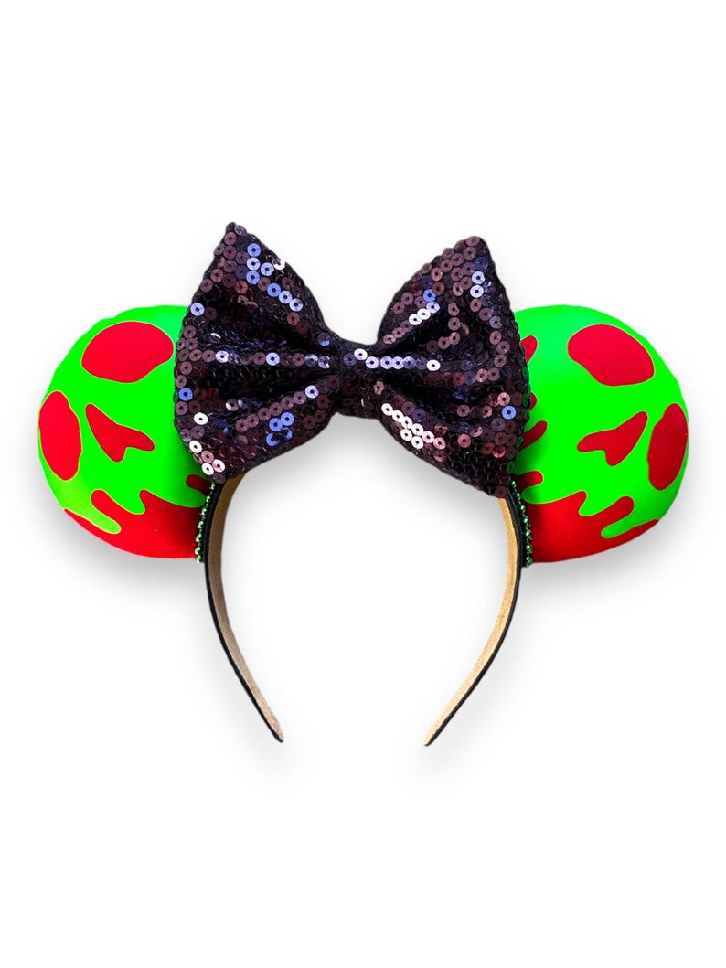Glow in the Dark Poison Apple Ears, Villain Ears, Halloween Ears ...