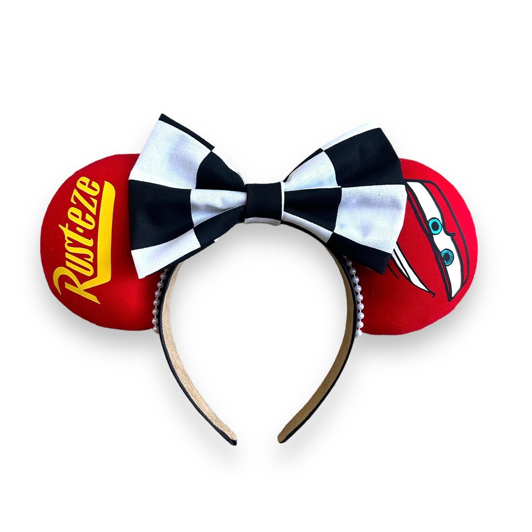 Lightning Mcqueen Ears, Rusteze Ears, Cars Ears, Pixar Ears, Disney ...