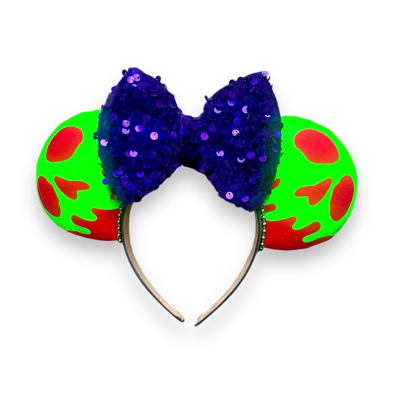 Glow in the Dark Poison Apple Ears, Villain Ears, Halloween Ears ...