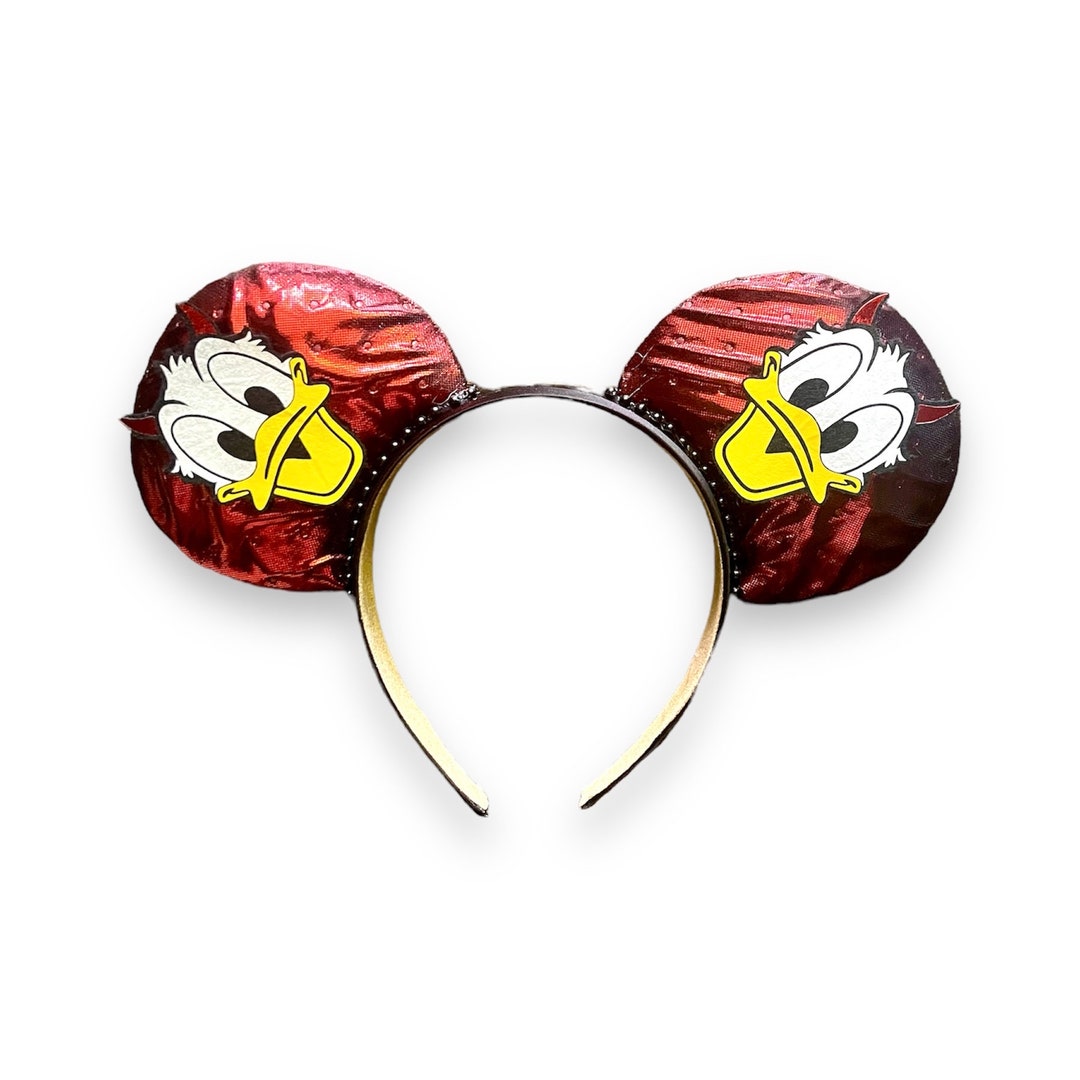 Devil Donald Ears, Halloween Donald Duck Ears, Donald Duck Ears, Disney ...