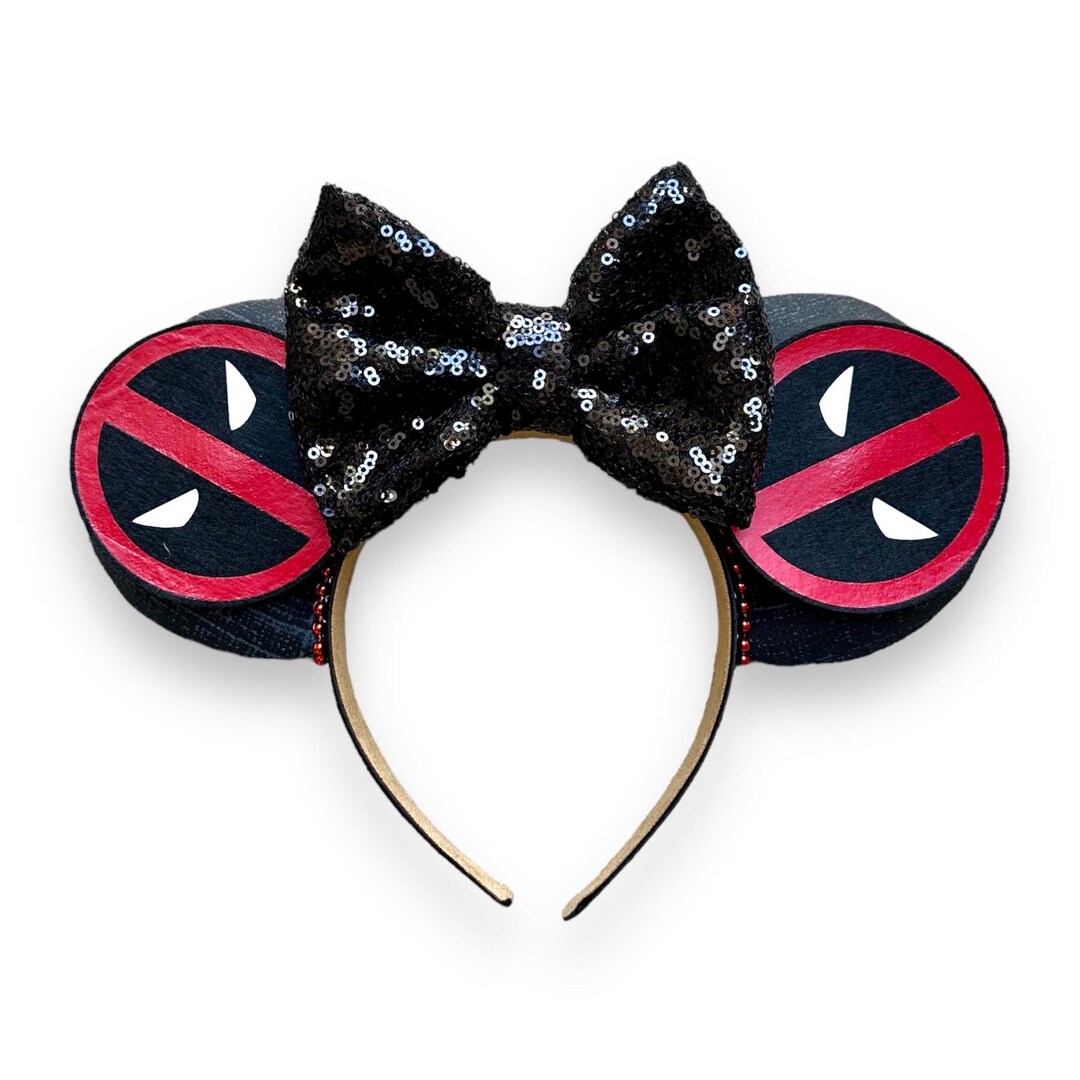 Deadpool Ears, Marvel Ears, Disney Ears, Mickey Ears - Etsy